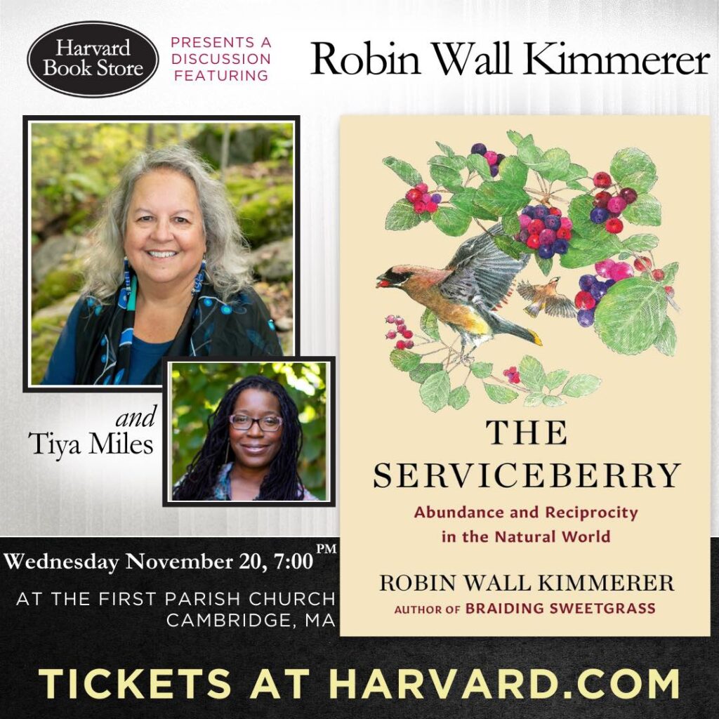 Join Tiya in conversation with Robin Wall Kimmerer - Tiya Miles